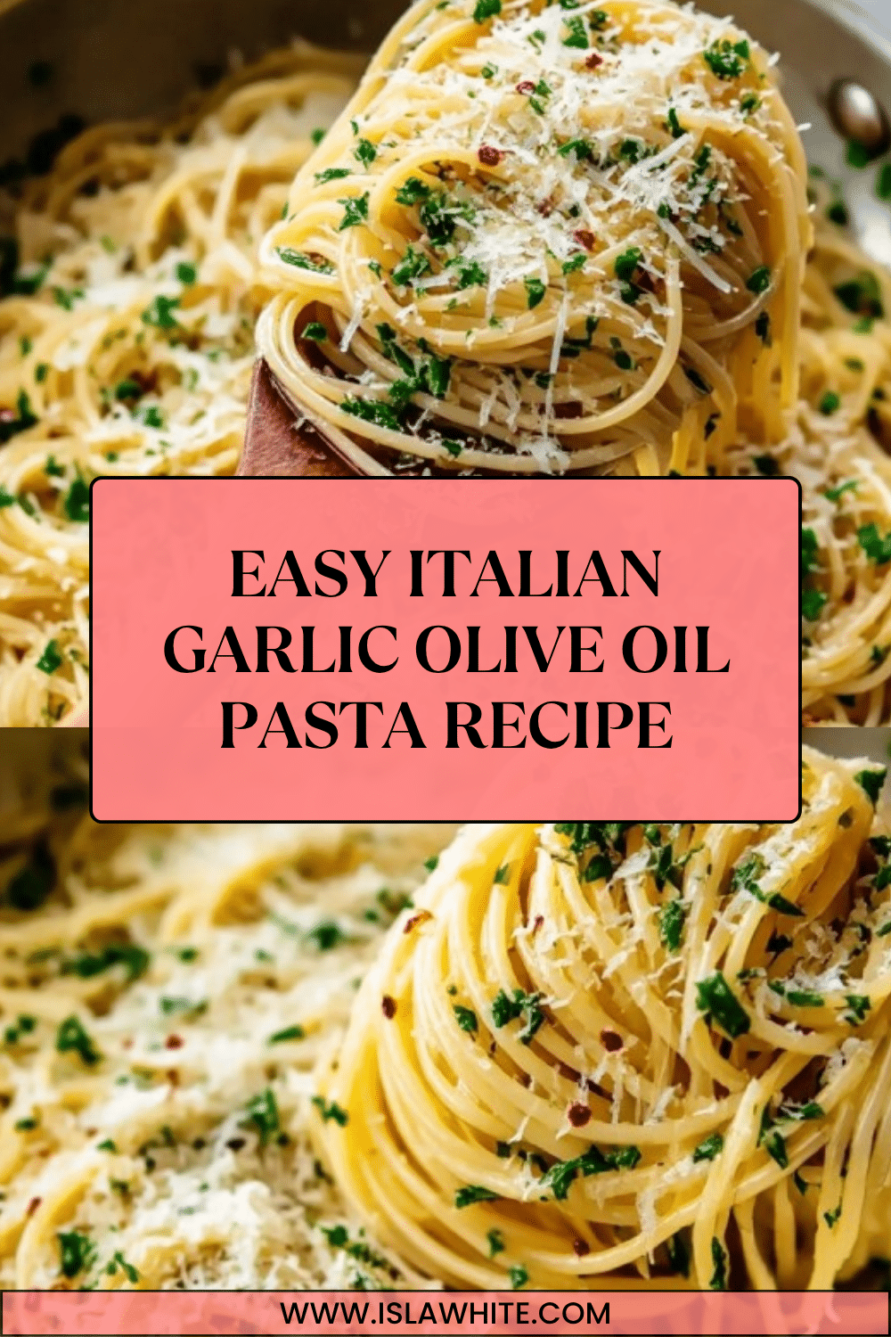 Italian Pasta with Garlic Olive Oil Sauce – Quick & Flavorful