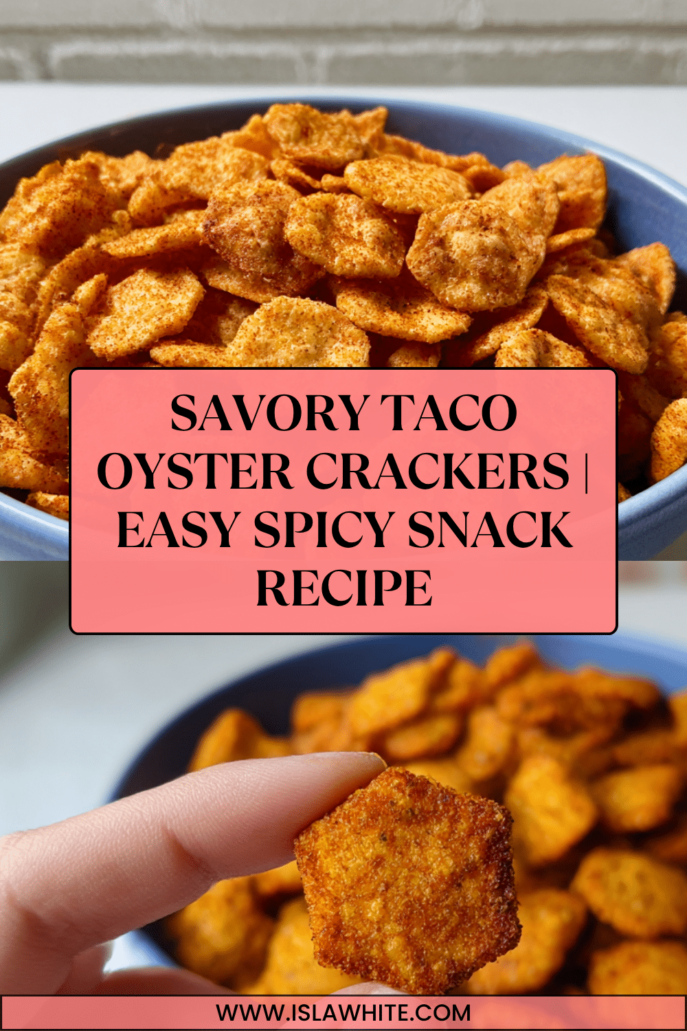 Taco Oyster Crackers: Bold, Crunchy Taco-Flavored Snack