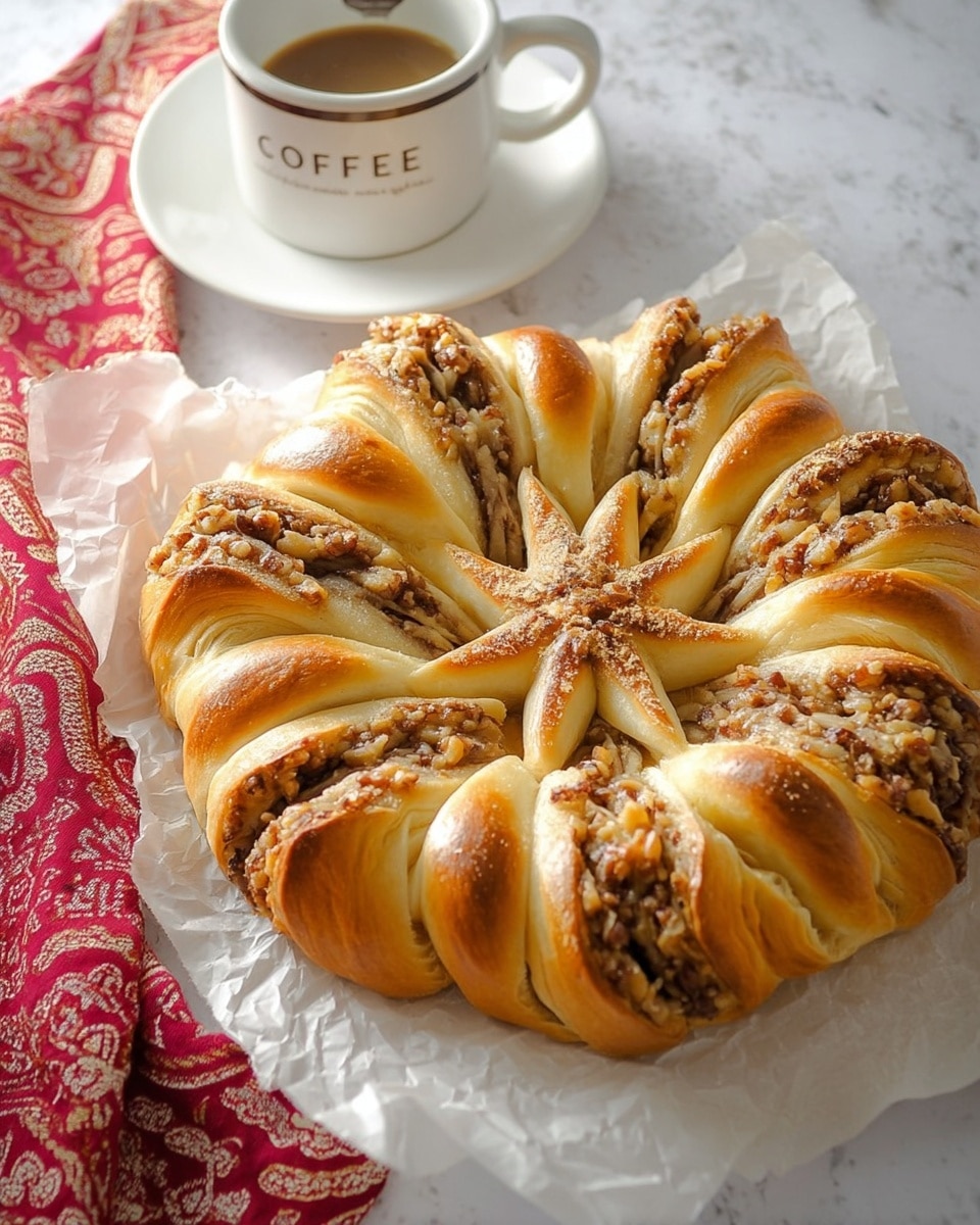 Almond Star Bread: Delicious Layered Almond Pastry Recipe